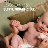 Lingettes nettoyantes bébé hypoallergéniques certifiées cosmos natural